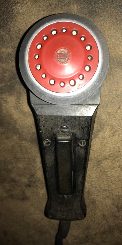 Early Vintage RCA Police Fire Department Radio Control Head and Handset ...