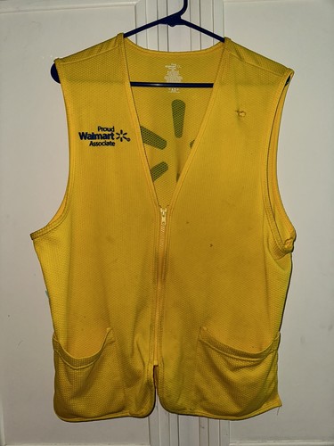 Adult Medium Walmart Associate Proud Employee Uniform Unisex Zip Up ...