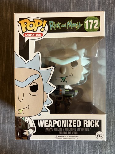 Funko Pop! Vinyl: Rick and Morty - Rick Sanchez (Weaponized) #172 ...