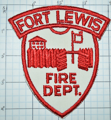 VIRGINIA, FORT LEWIS FIRE DEPT RED & WHITE PATCH | eBay