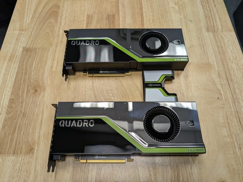 (2x) NVIDIA Quadro RTX 8000 48GB Graphics Cards w/ 3-Slot NVLink Bridge | eBay