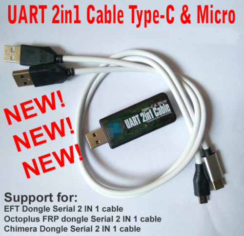 New Original UART 2in1 Cable Type-C Micro repair for EFT Chimera | eBay