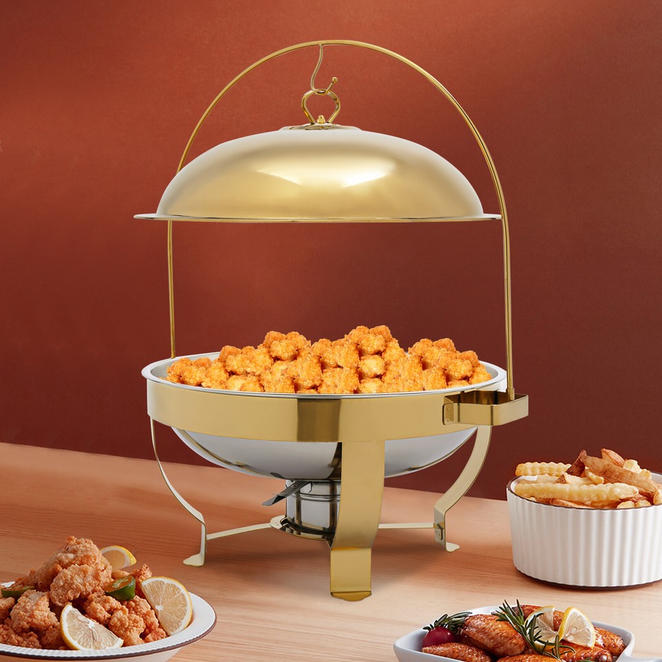 Gold Chafing Dish Buffet Set, Buffet Servers, Round Buffet Sets | eBay