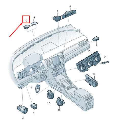 NEW VW GOLF SPORTSVAN AM SUN SENSOR 510907451D | eBay