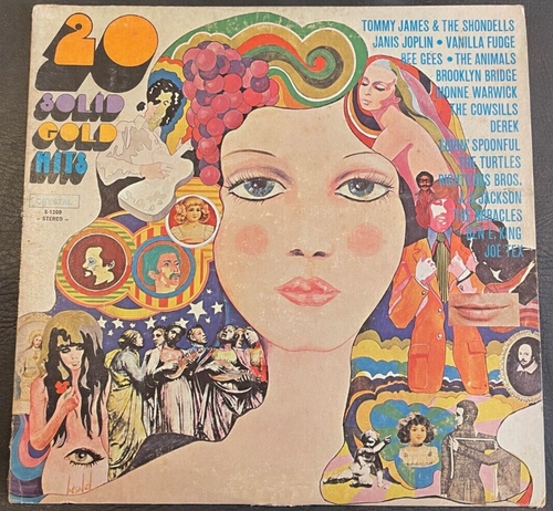20 Solid Gold Hits Rock -LP Various 1969 Crystal Records S-1200 Vinyl ...