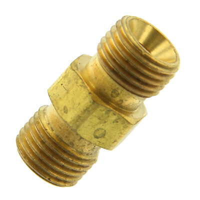 Oxygen Tank Regulator Outlet Bushing Connector Brass Double End | eBay