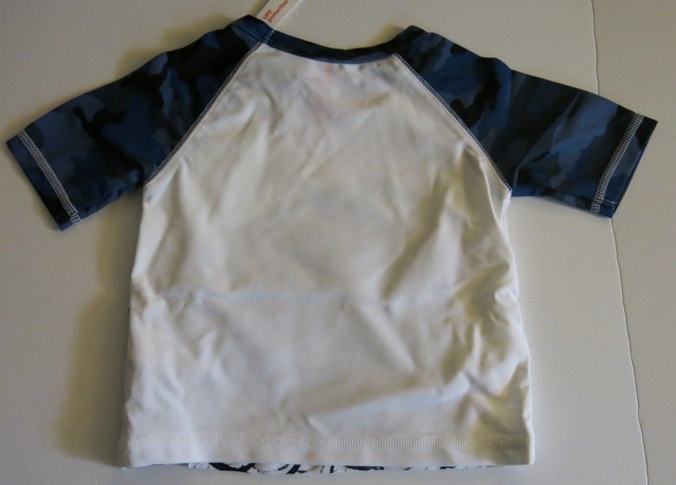 Joe Fresh Brand Infant Toddler Boys Rash Guard UV Swim Shirt Pirate ...