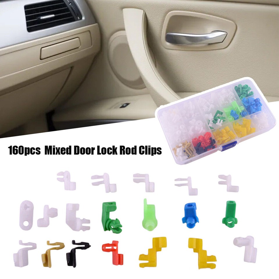 Mixed Plastic Auto Car Door Lock Rod Clips Fasteners Retainers Rivets ...