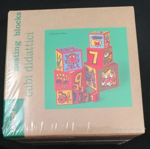 UNICEF Nesting Blocks numbers & animals | eBay
