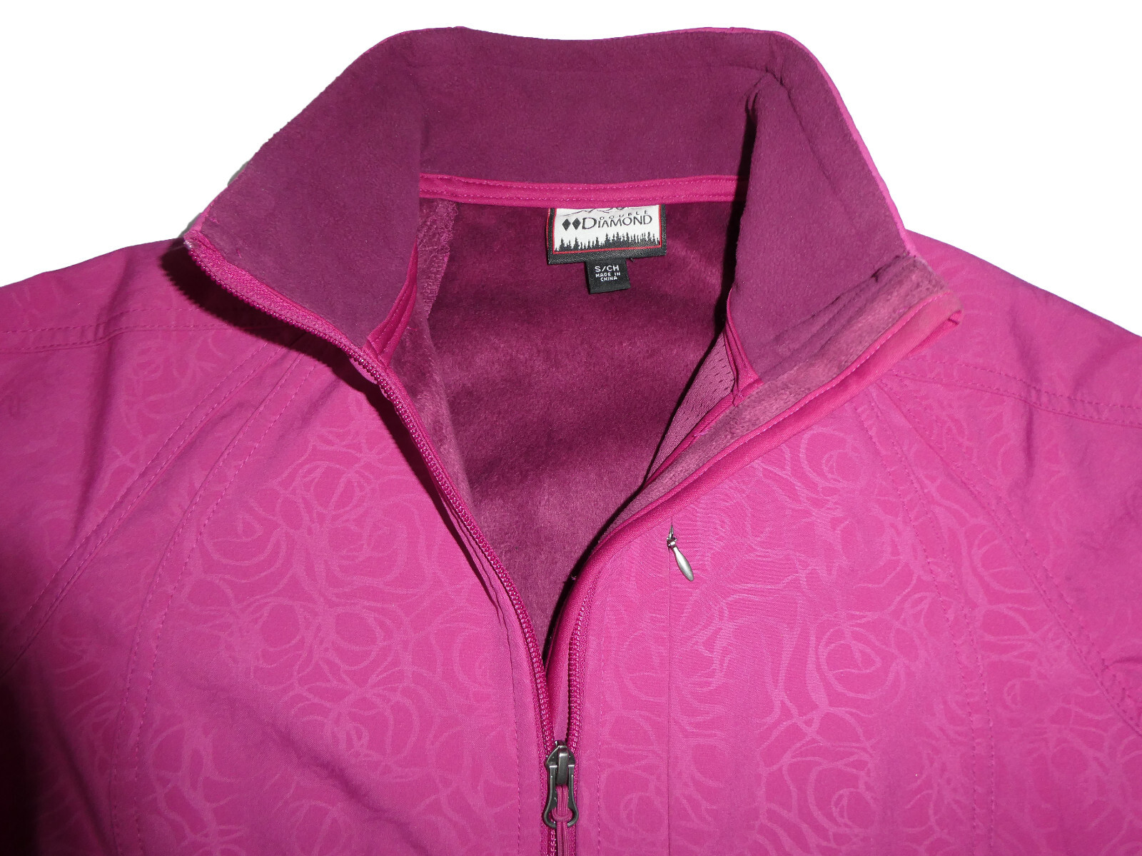 Double Diamond Softshell Jacket w/ Plush Fleece Linin… - Gem