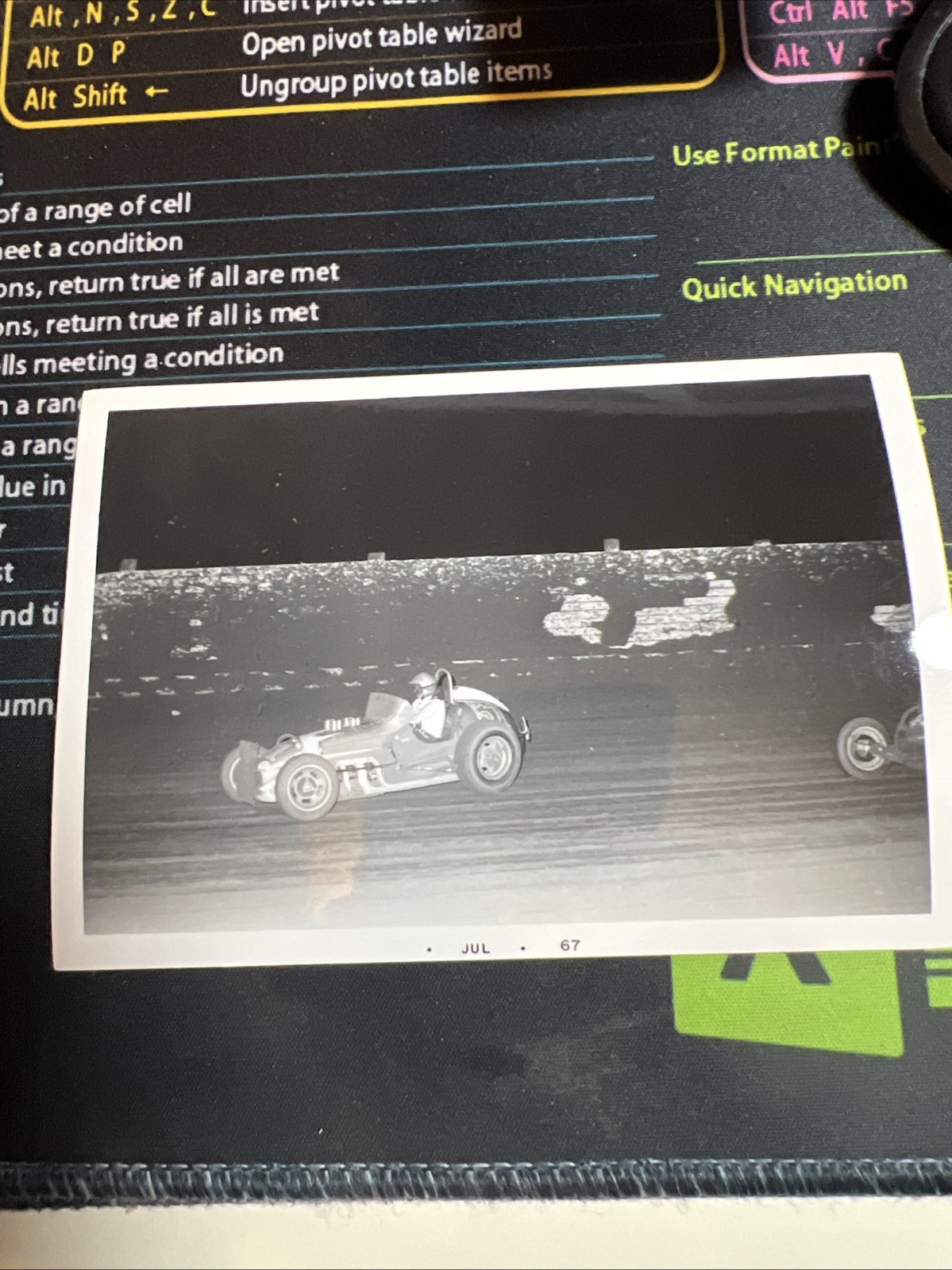 Vintage USAC Sprint Car B&W 3 1/2”x 5” Photo | eBay