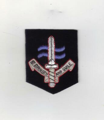 SPECIAL BOAT SERVICE SBS UKSF SPECIAL FORCES WIRE EMBROIDERED BADGE ...
