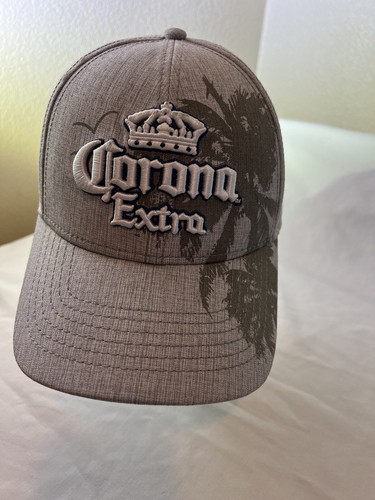 Corona Extra Raised Embroidery Gray Snapback Hat | eBay