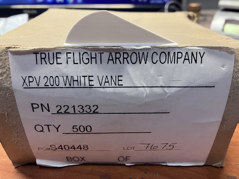 2" Inch True Flight XPV Vanes Fletchings, Archery Vanes priced per 10 ...