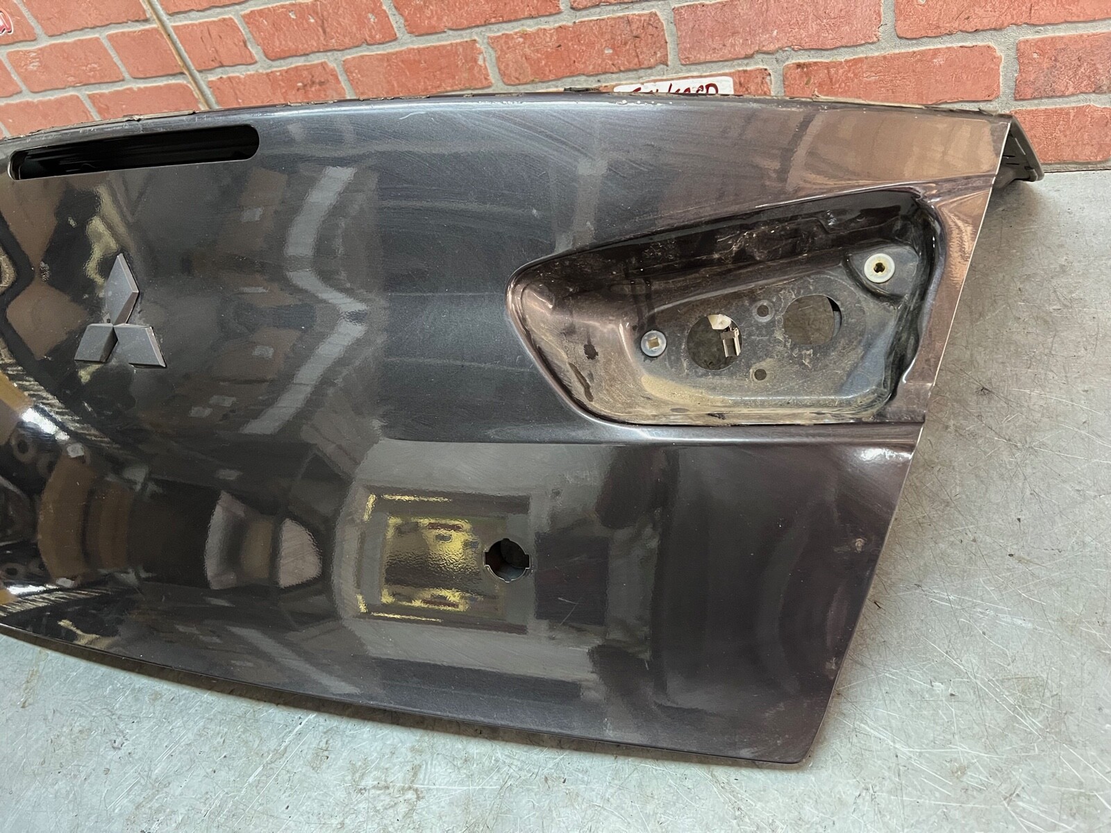 2008-2015 Mitsubishi Lancer Evo X Trunk Panel Deck Lid Evolution 10 OEM ...
