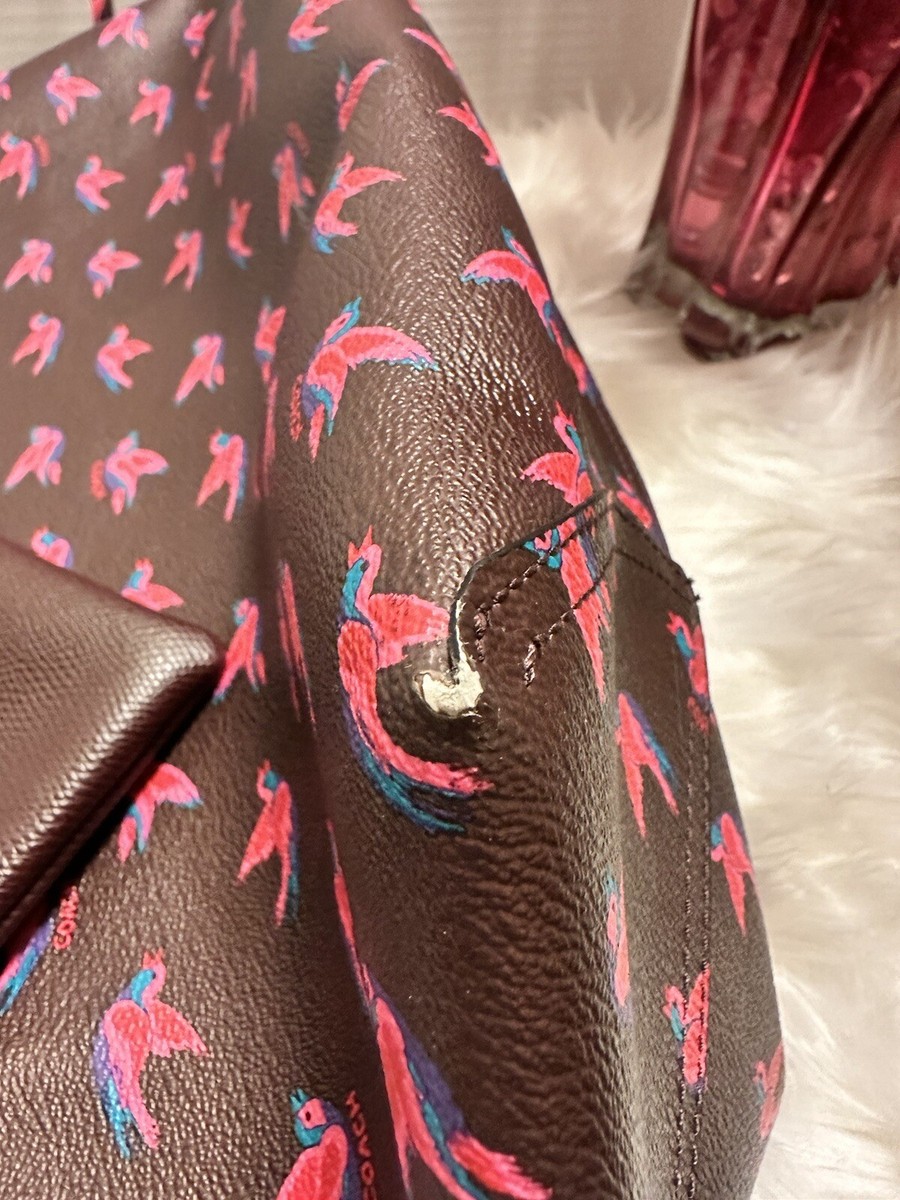 Coach City Happy Bird Reversible Tote muniatalaya.gob.pe