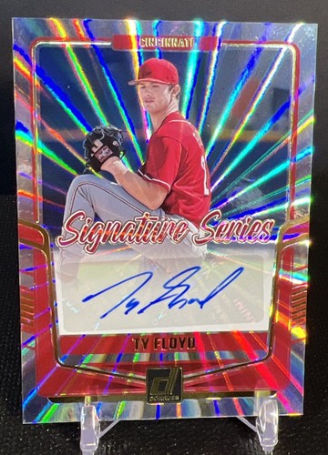 2024 Panini Donruss TY FLOYD Auto “Signature Series”- Reds RC #SS-TF | eBay