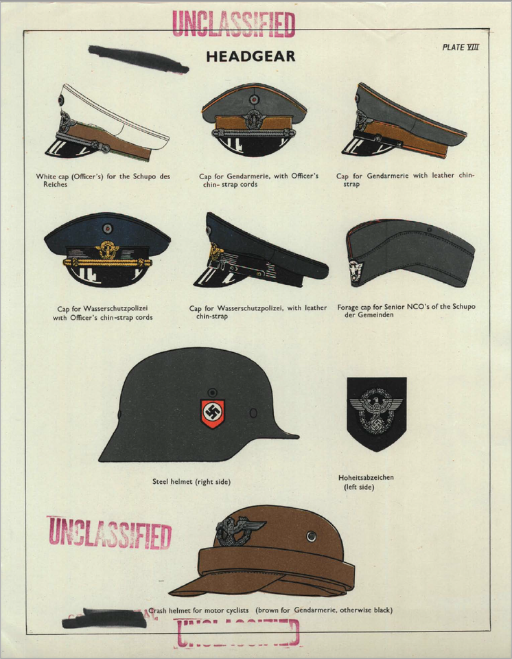 453 Page KRIPO GESTAPO SD GERMAN POLICE 1945 Supreme Headquarters ...