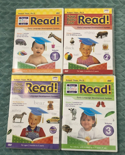 Your Baby Can Read Early Language Development DVD Set: 1-3 and Review ...