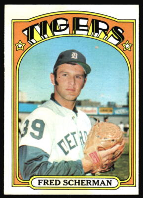 1972 Topps Fred Scherman #6 Detroit Tigers | eBay