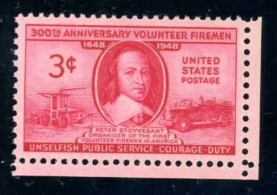 US Stamp #971 Volunteer Firemen 3c - PSE Cert - SUP 98 - MNH - SMQ $125 ...