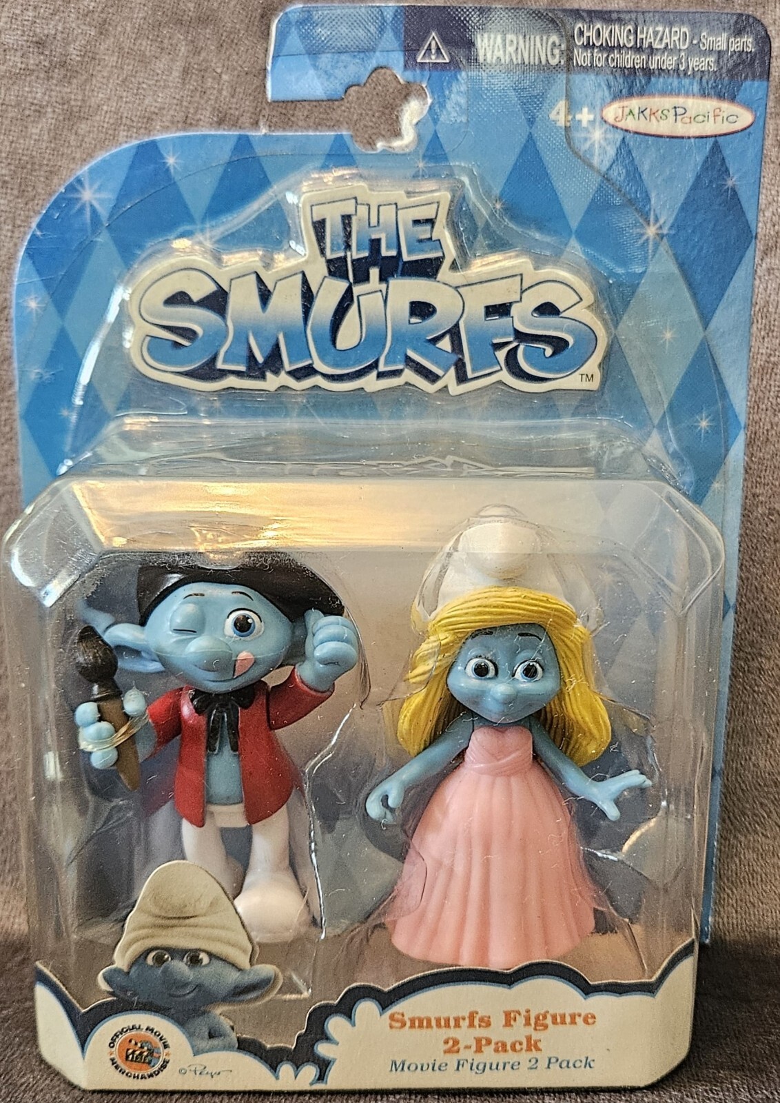 2-Pack Smurf Movie Figures - Smurfette & Painter – 3” - NRFP | eBay