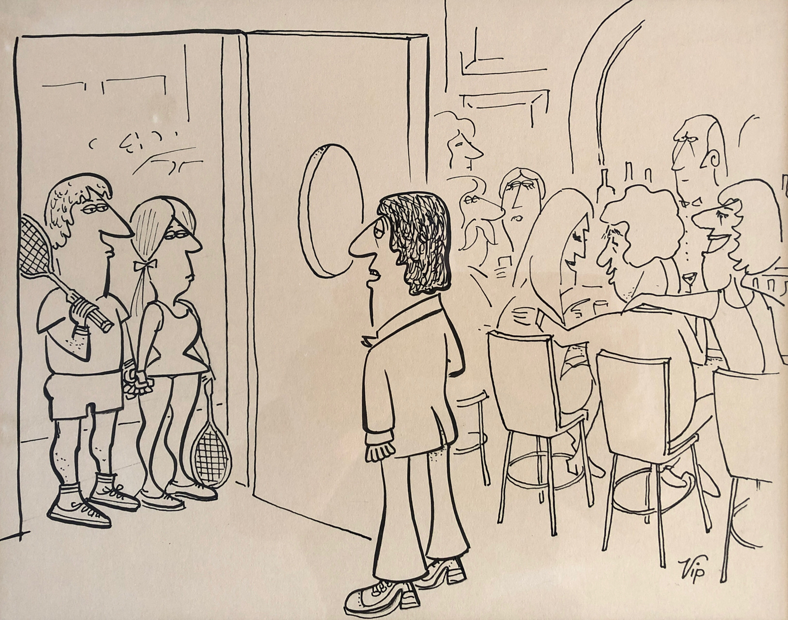 Original Cartoon Drawing By Virgil Partch (Vip) Appeared In PLAYBOY ...