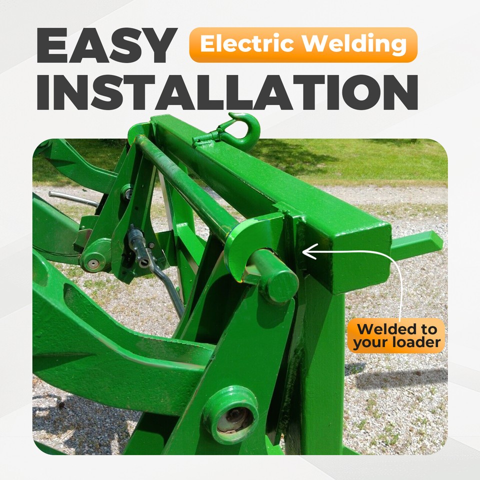 2Pcs Mounting Brackets Fits John Deere Global Euro Loaders Tractor ...