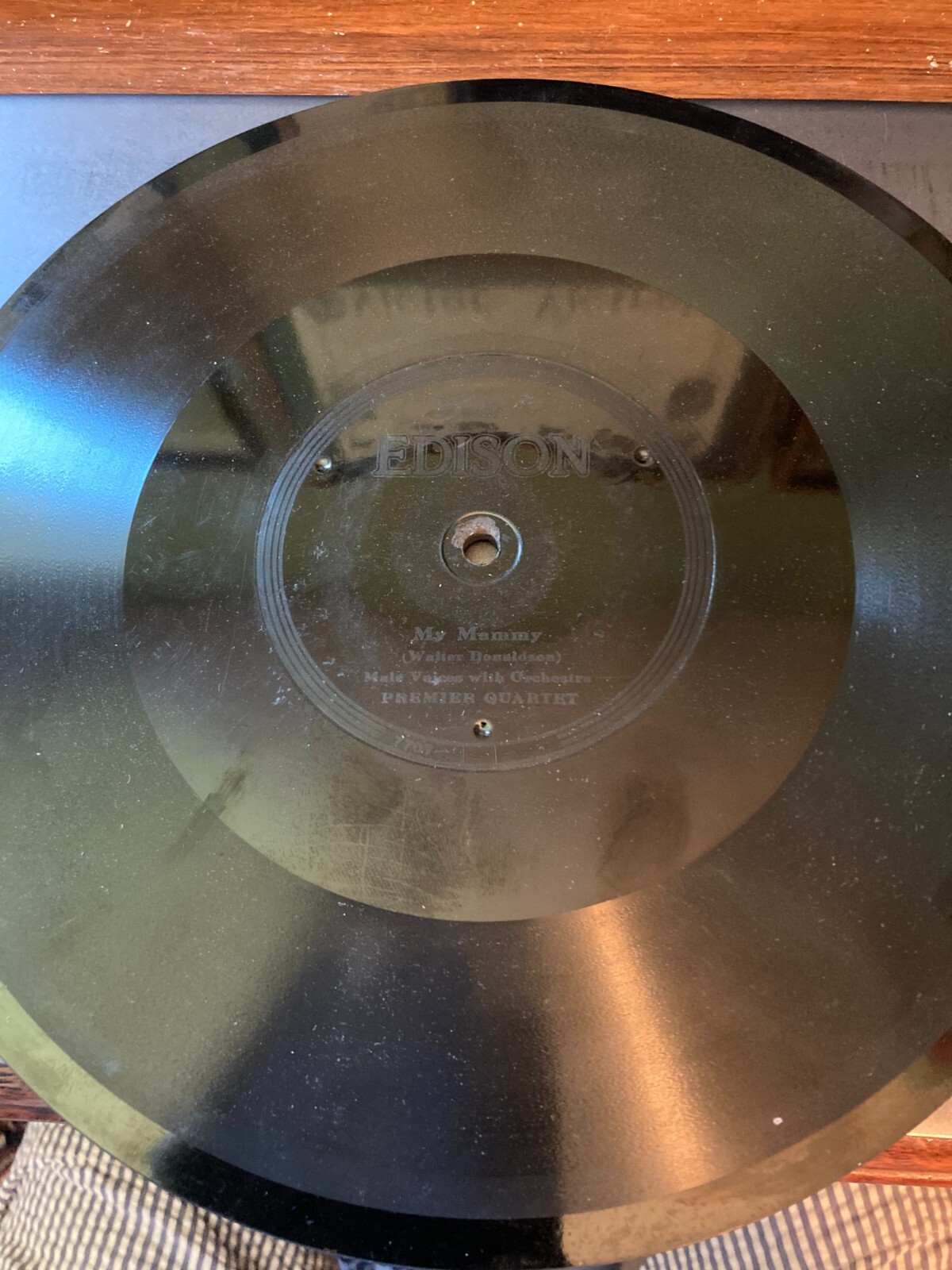 Edison Diamond Disc Record #50741 "My Mammy" Premier Quartet 1921 | eBay