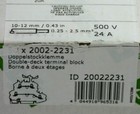 18 Stück WAGO 2002-2231 Doppelstockklemme 0,25-2,5mm² | eBay