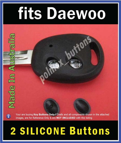 fits Daewoo Matiz Nubira remote key fob -2 SILICONE replacement key ...