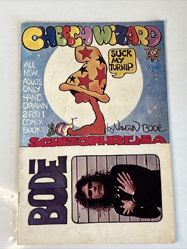 1973 Vaughn Bode Cheech Wizard Adults Comix Book Vintage Schizophrenia ...