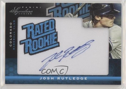 2012 National Treasures Rated Rookies Signatures /99 Josh Rutledge ...