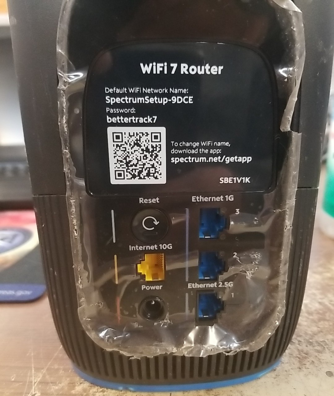 Spectrum WiFi 7 Tri Band SBE1V1K Advanced Home Wireless Router for sale ...