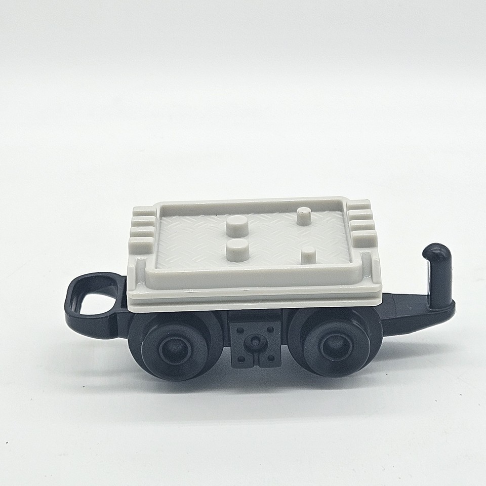 Fisher Price GeoTrax GRAY & BLACK FLATBED TRAIN CARGO CAR 2003_S TWO ...