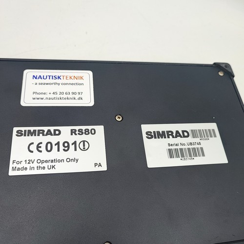 SIMRAD RS80 Black Box VHF Transceiver Computer RS 80 Marine RADIO 12V ...