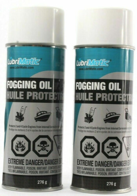 (2 Ct) LubriMatic Fogging Oil Protects 2 & 4 Cycle Engines From ...