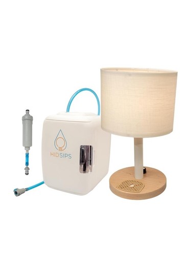 HydraLamp w/Mini Fridge, Bedside Desktop Water Dispenser Lamp | eBay