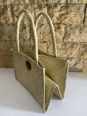 Handmade Hand Woven Pandanus Tote Bags | eBay