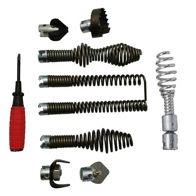 10pcs Cutter & Auger Set 5/8" Cable End for RIDGID C8 Drain Snake Cable ...