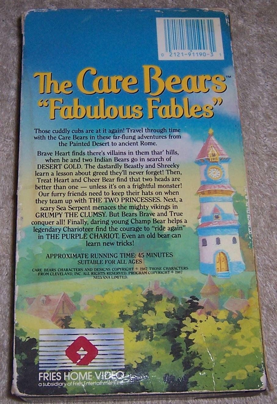 The Care Bears "Fabulous Fables" VHS Video | eBay