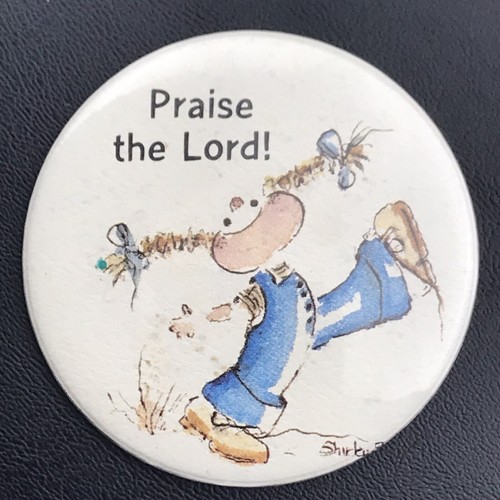 Praise The Lord Pin Button Pinback Morning Star 1979 Art | eBay