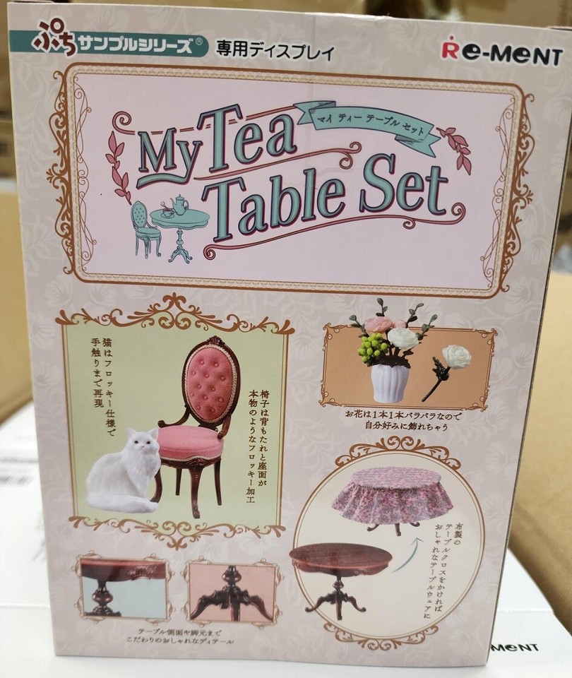 Re-Ment Miniatures Dollhouse Decoration My Tea Table Secret Tea Time ...