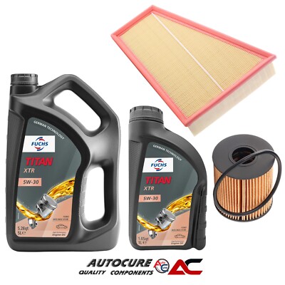 FOR FORD GALAXY 2.0 TDCI 2006-2015 SERVICE KIT OIL & AIR FILTER & 6L ...