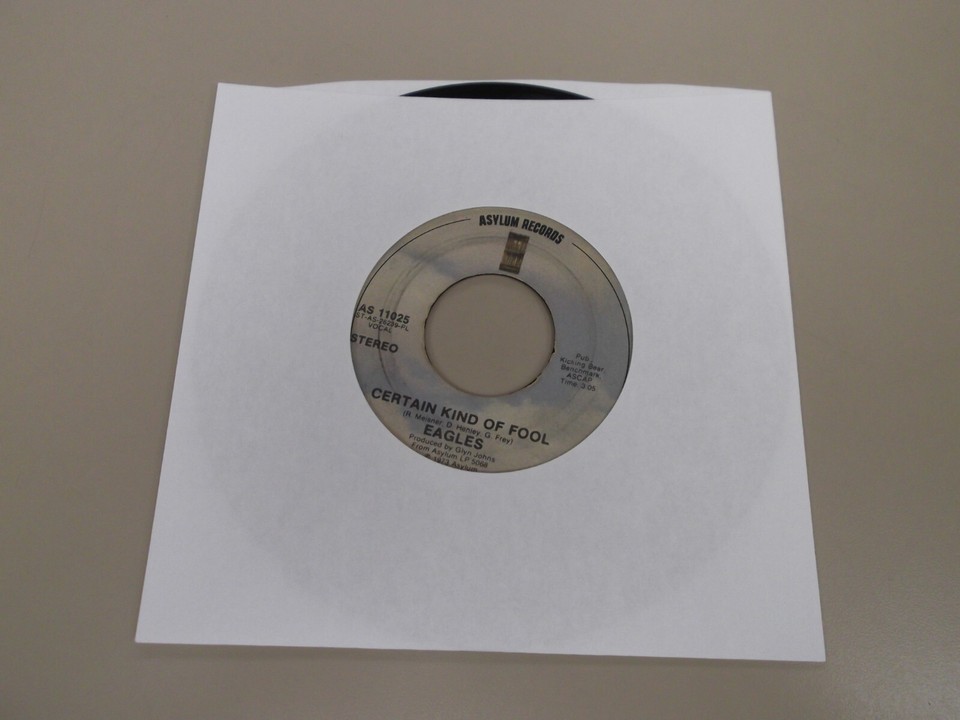 Eagles - Outlaw Man / Certain Kind Of Fool - Asylum Records AS 11025 ...