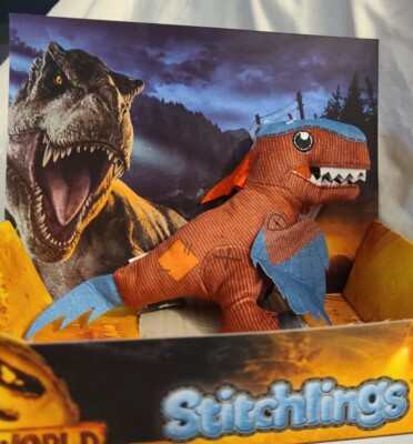 Jurassic World Dominion Stitchlings Plush With Sound PYRORAPTOR Toy ...