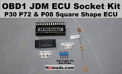JDM OBD1 ECU Chipping KIT For P30 P72 & P08 Square ECU, Surface Mount ...
