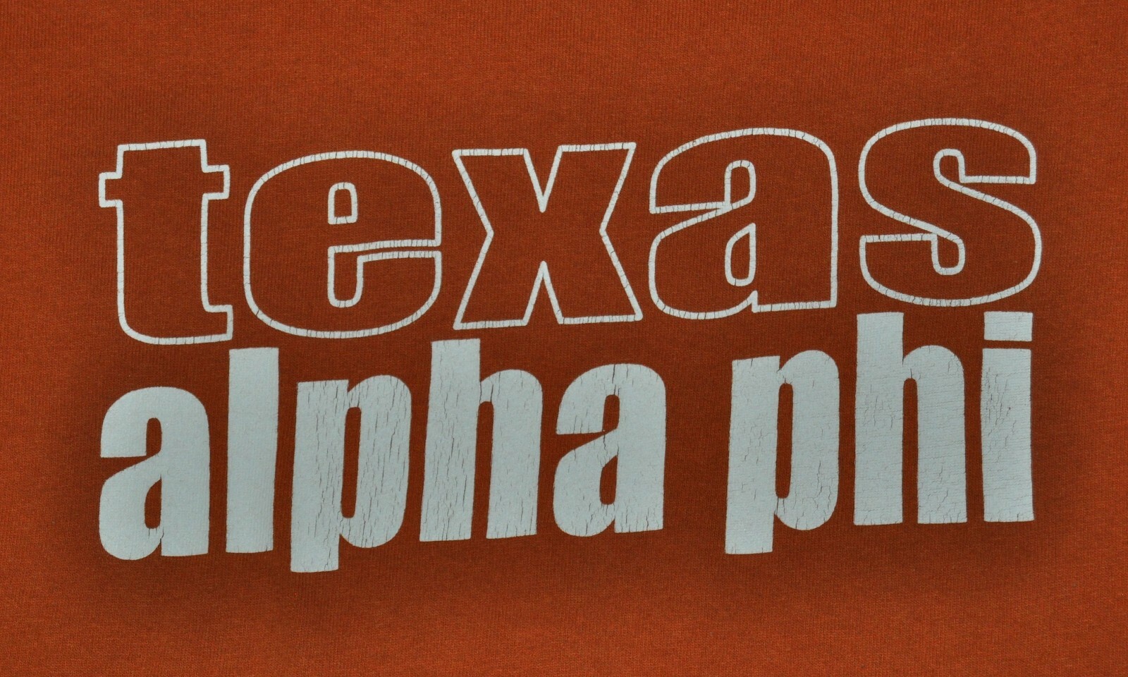 t-shirt small alpha phi university of texas sorority greek 19 inches ...