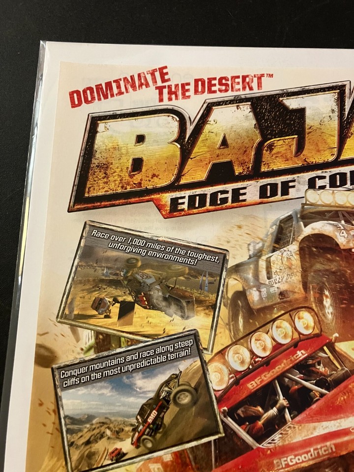 Baja: Edge Of Control - Offroad Racing Gaming Print Ad / Poster / Wall ...
