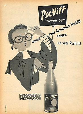 PUBLICITE ADVERTISING 124 1958 PSCHITT soda 2 | eBay